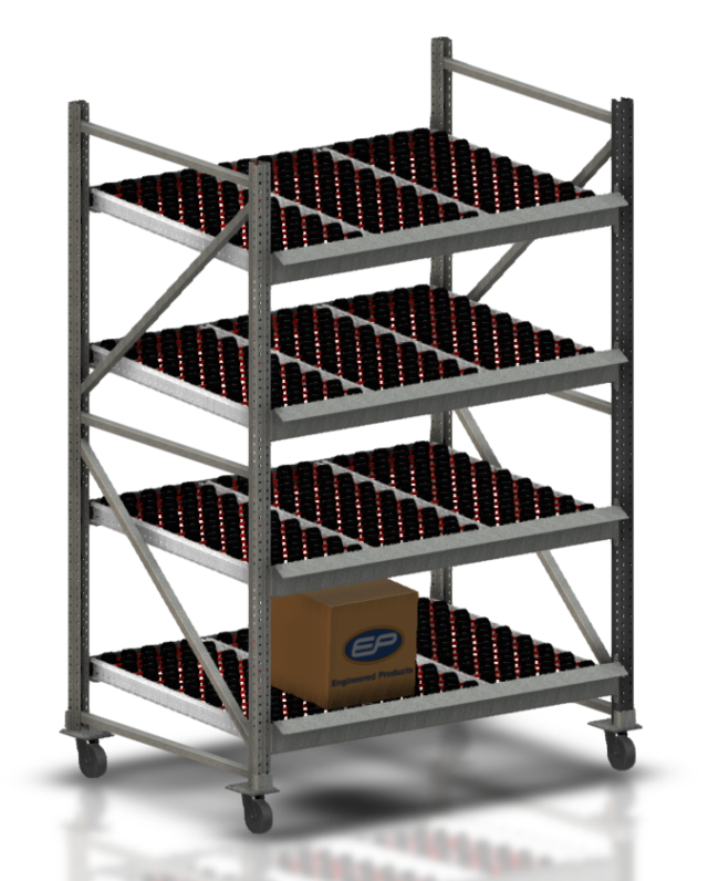 FlexStation Carton Flow Racks | Engineered Products